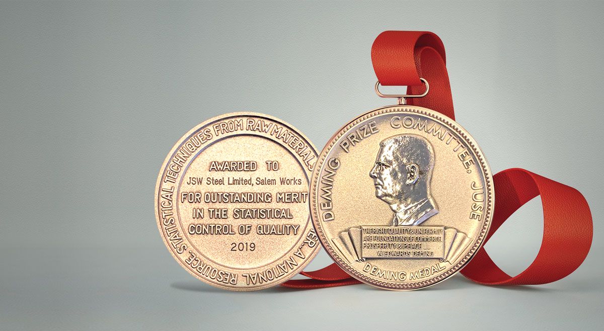 JSW - JSW Steel Salem unit Won Deming Prize 2019