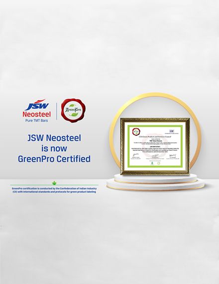 JSW - GreenPro Ecolabelling of JSW Neosteel