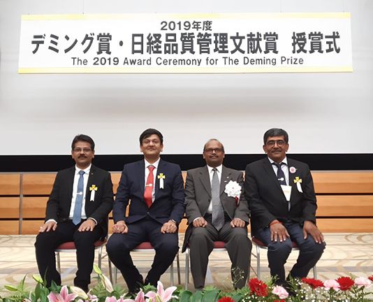 JSW - JSW Steel Salem unit Won Deming Prize 2019